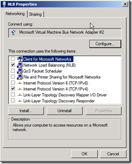 IDA MD: NLB - Hyper-V Virtual Machines